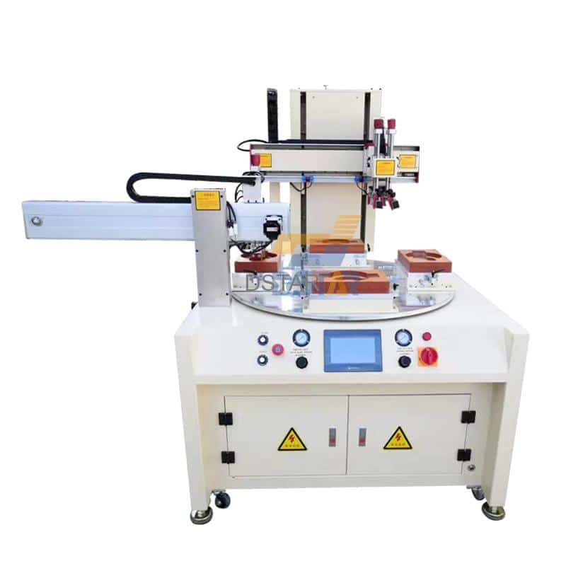 automatic screen printing machine for baby carrier wheel rim