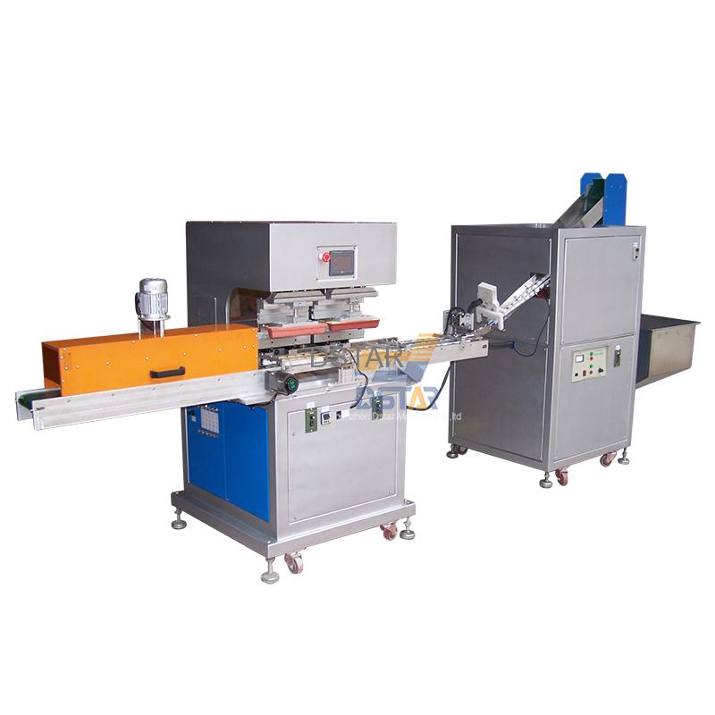 Automatic bottle cap pad printing machine from DSTAR Machine