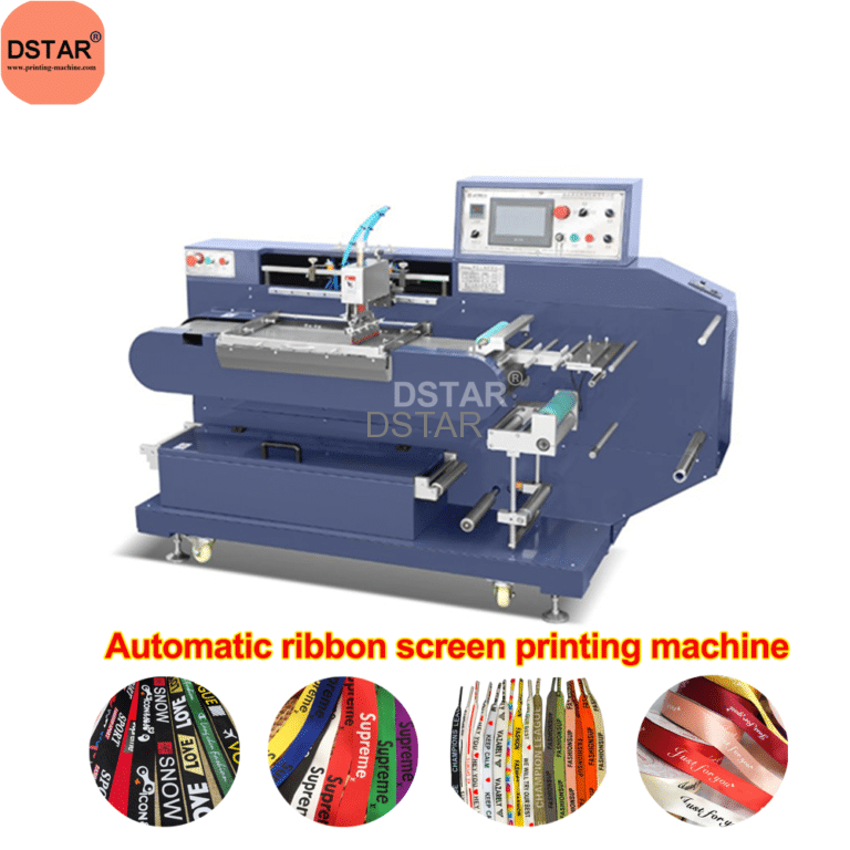 Automatic Ribbon Screen Printing Machine -1 color printing