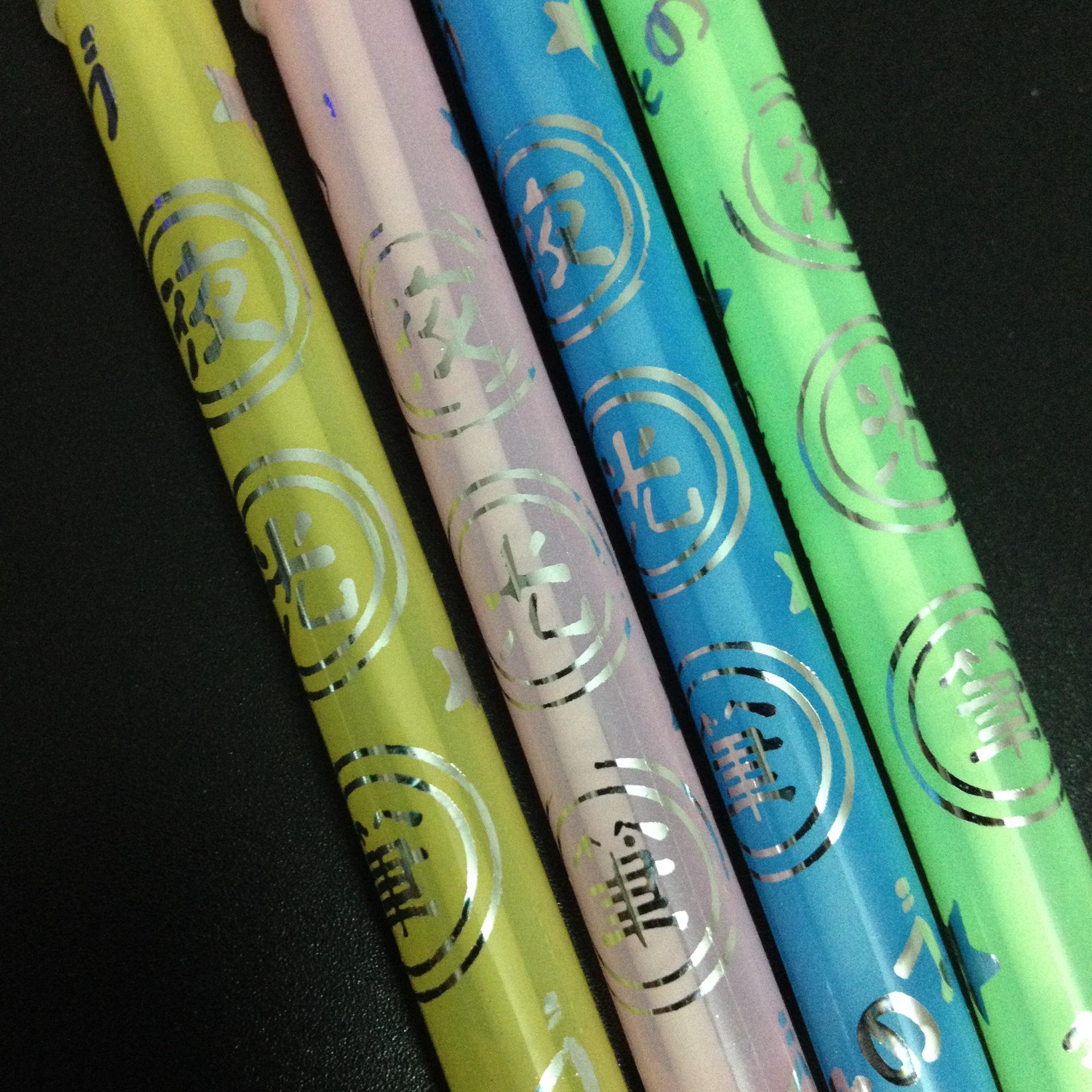 Automatic hot foil stamping machine for ball pen barrel