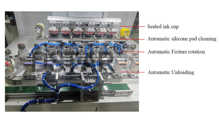 Automatic Tampography Machine With Conveyor - China printing machine ...